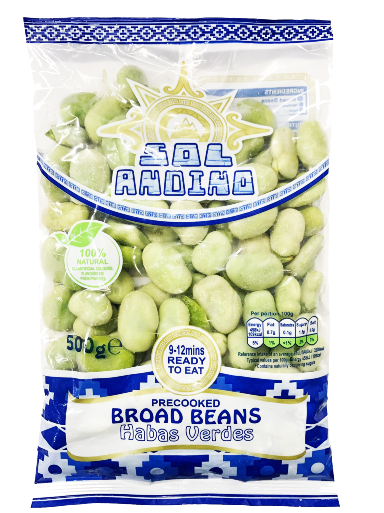 Green Broad Beans – Habas Verdes Sol Andino 500g – Nature Hunter