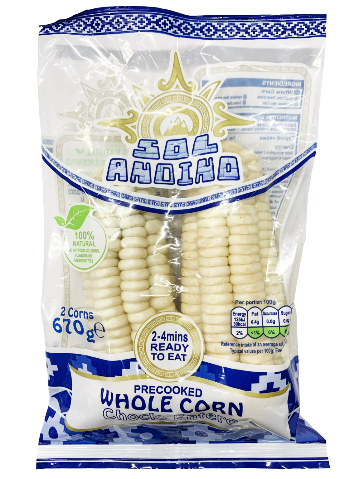 Whole Peruvian Corn Peru Choclo Entero Peruano Sol Andino – Nature Hunter
